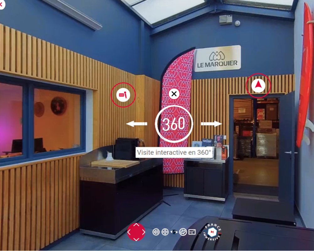 La visite virtuelle de l'usine LE MARQUIER grâce à FranceImmersiv | LE MARQUIER