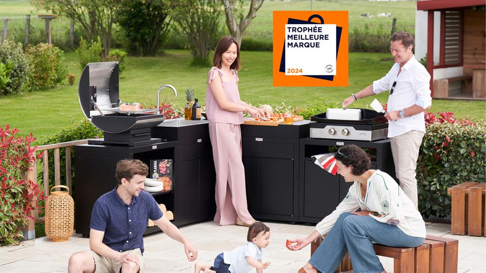 Trophée Meilleure Marque 2024 catégorie Barbecue & Plancha | LE MARQUIER